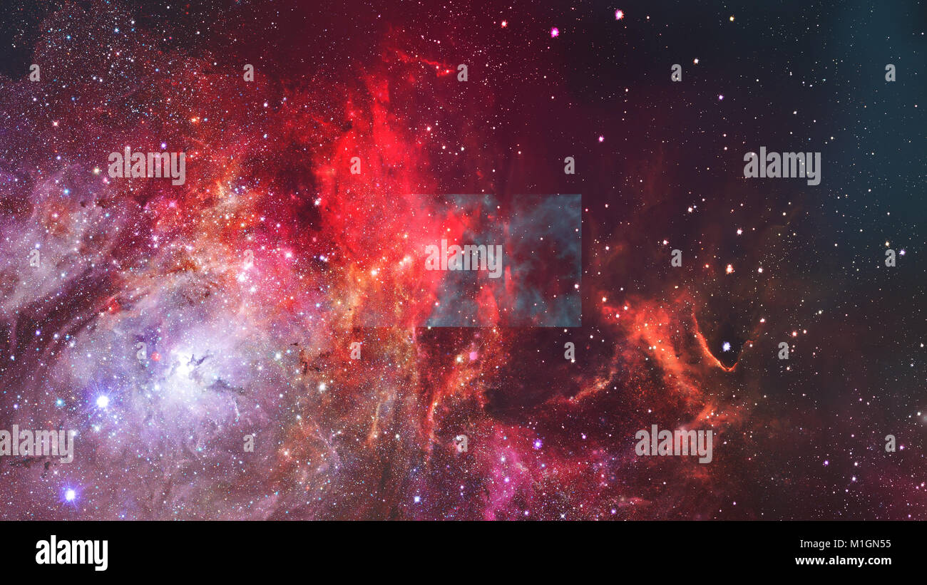 Universe filled with stars, nebula and galaxy. Elements of this image ...