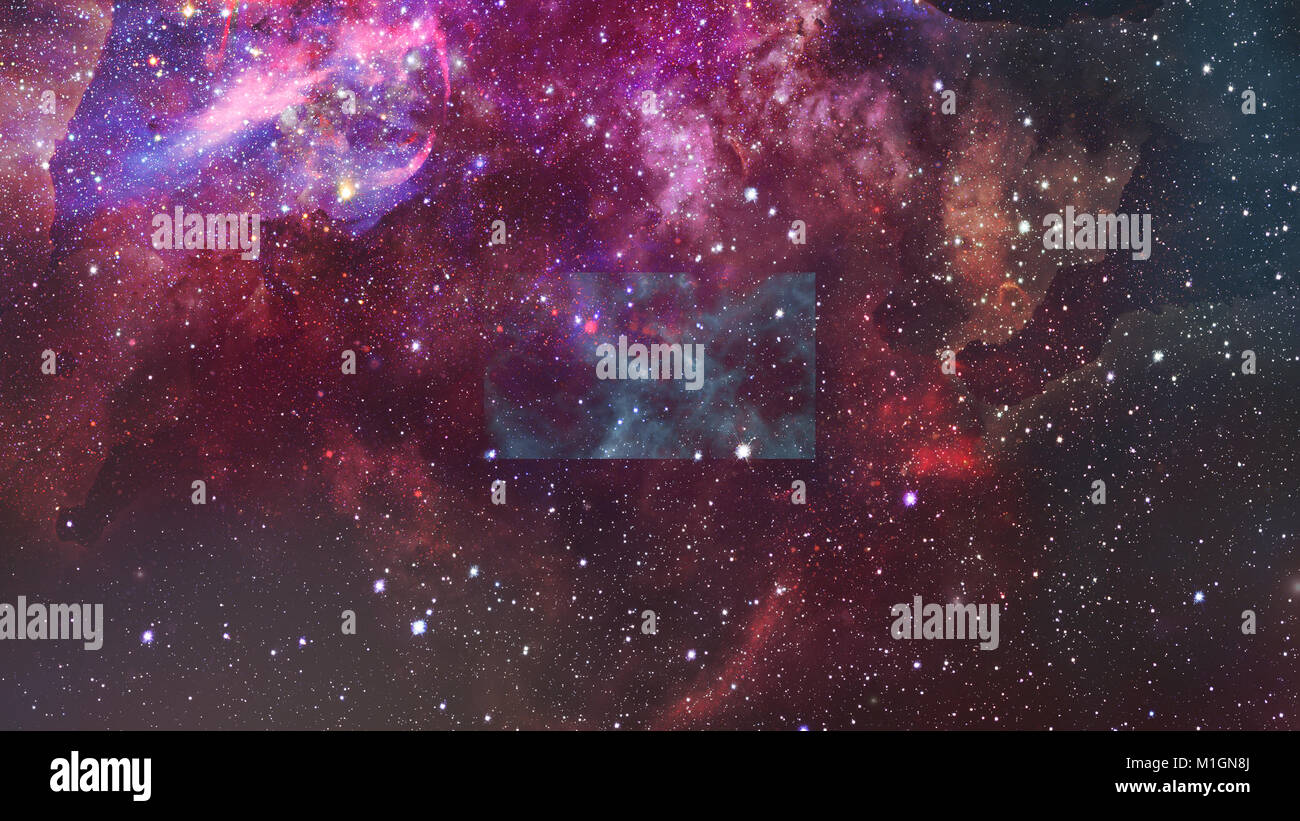 Universe filled with stars, nebula and galaxy. Elements of this image ...