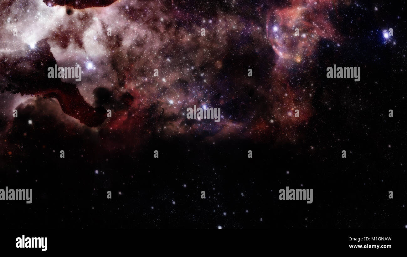 Universe filled with stars, nebula and galaxy. Elements of this image ...