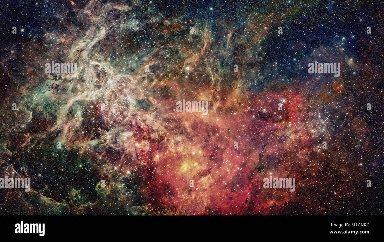 Nebula in space. Elements of this image furnished by NASA Stock Photo ...