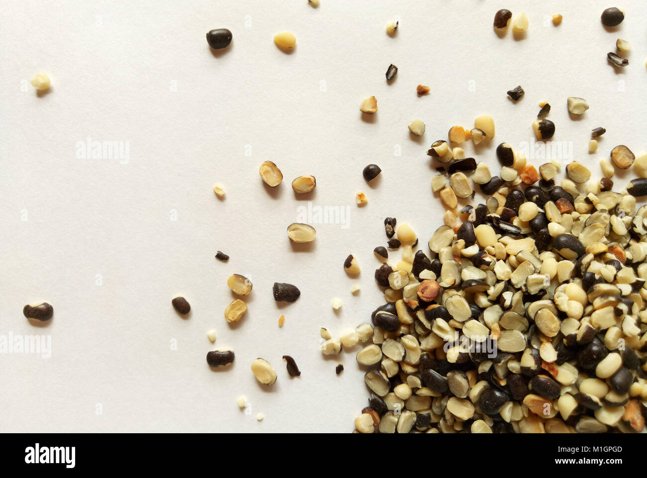 Crushed Split Black gram Seeds Healthy Natural Food Stock Photo - Alamy