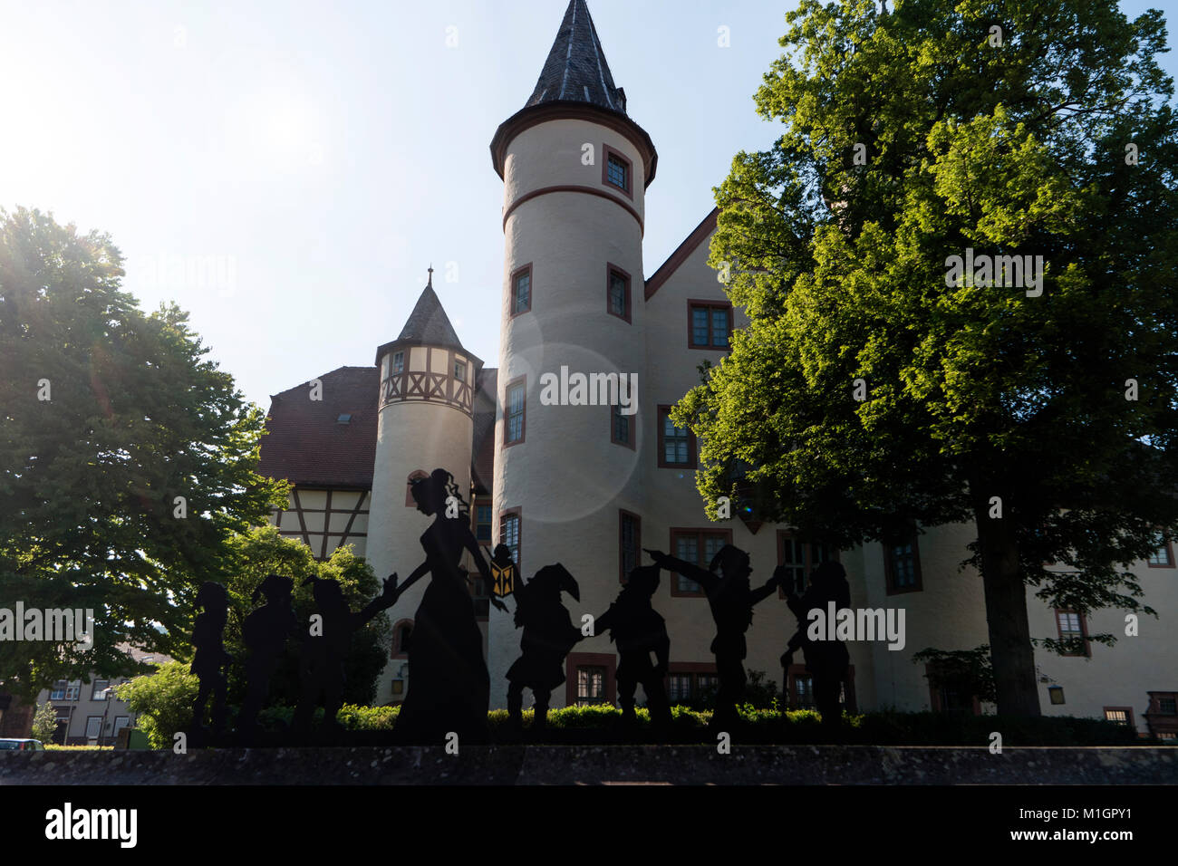 LOHR AM MAIN, GERMANY - MAY 27, 2017: Lohr am Main (officially: Lohr a ...