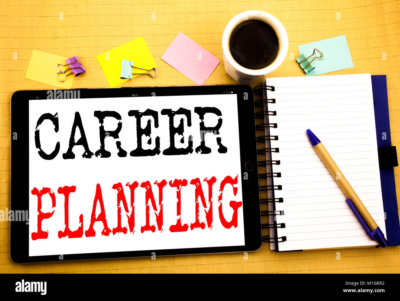 Career Planning. Business concept for Business Growth Goal Setting ...