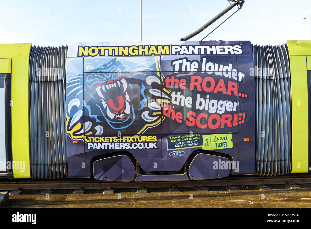 Nottingham trams hi-res stock photography and images - Alamy