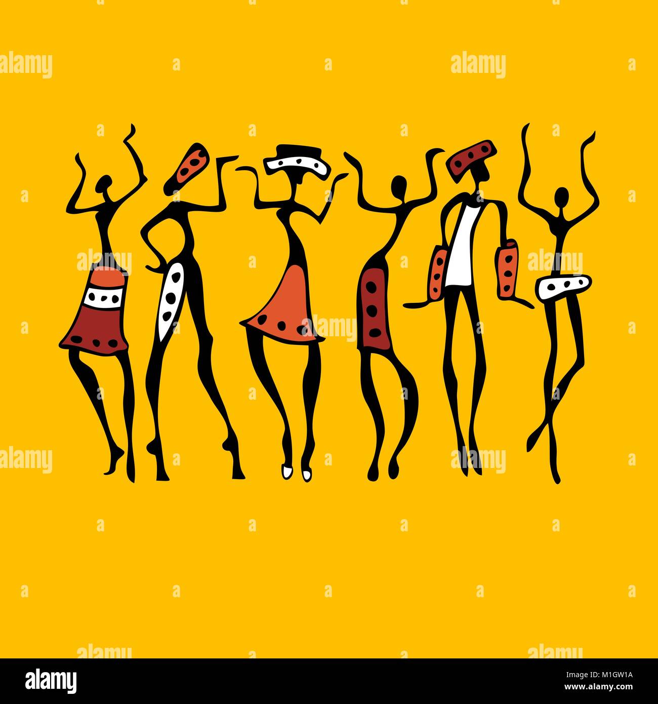 African woman tribal face Stock Vector Images - Alamy