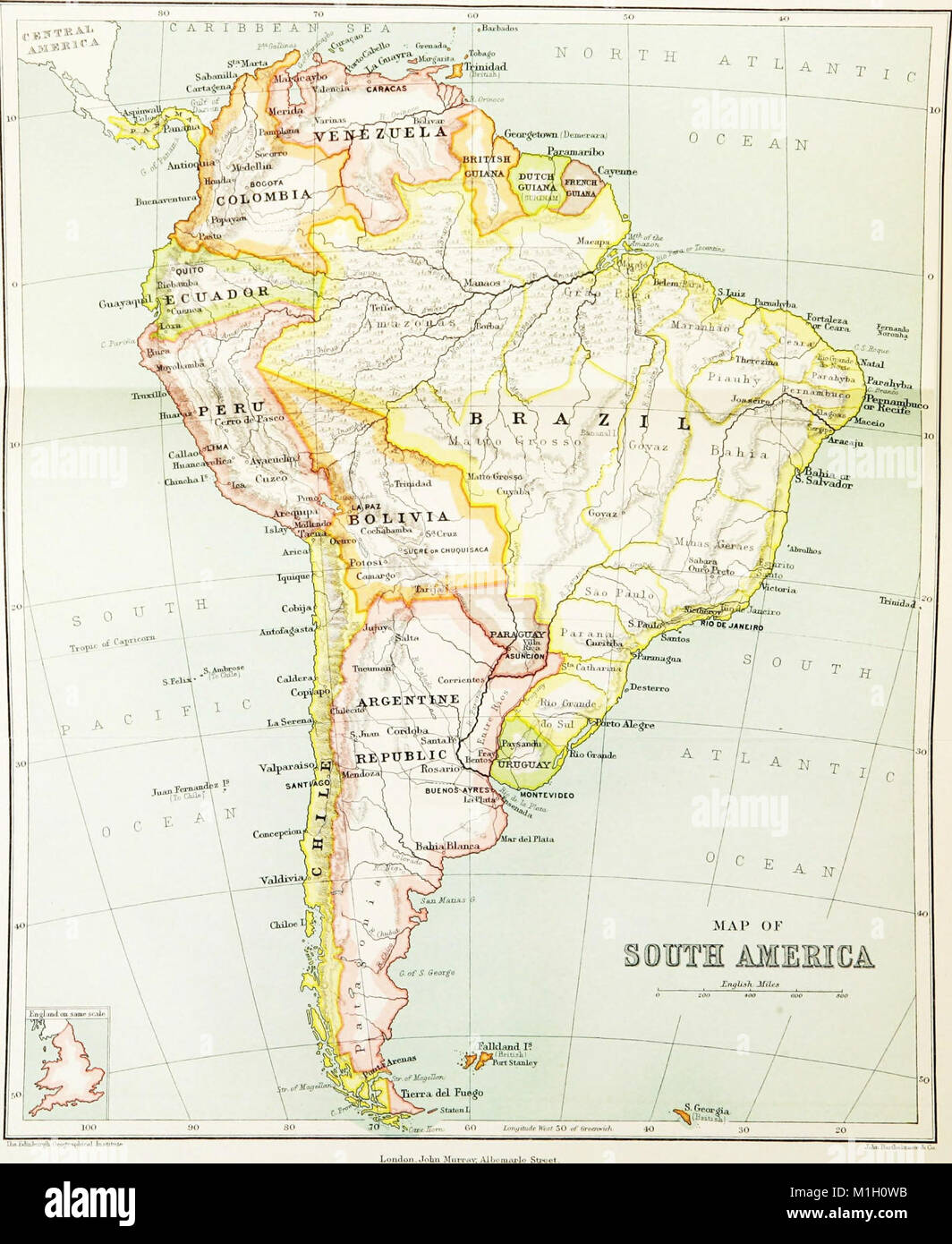 This 1905 history of South America covers the region's political ...