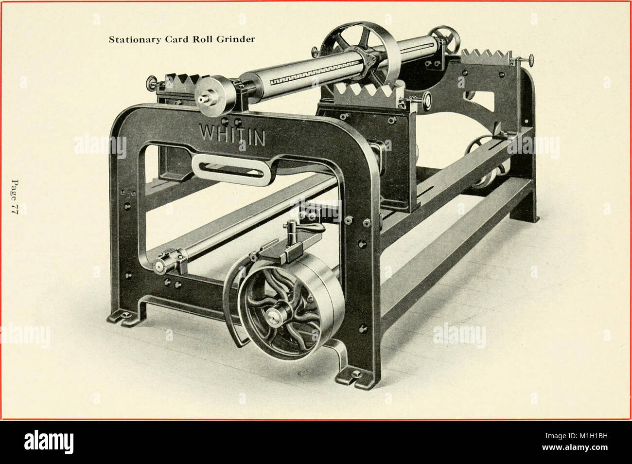 This 1914 catalog describes various types of Whitin machinery used for ...