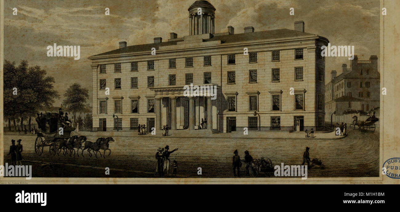 This 1830 publication provides an architectural description and ...