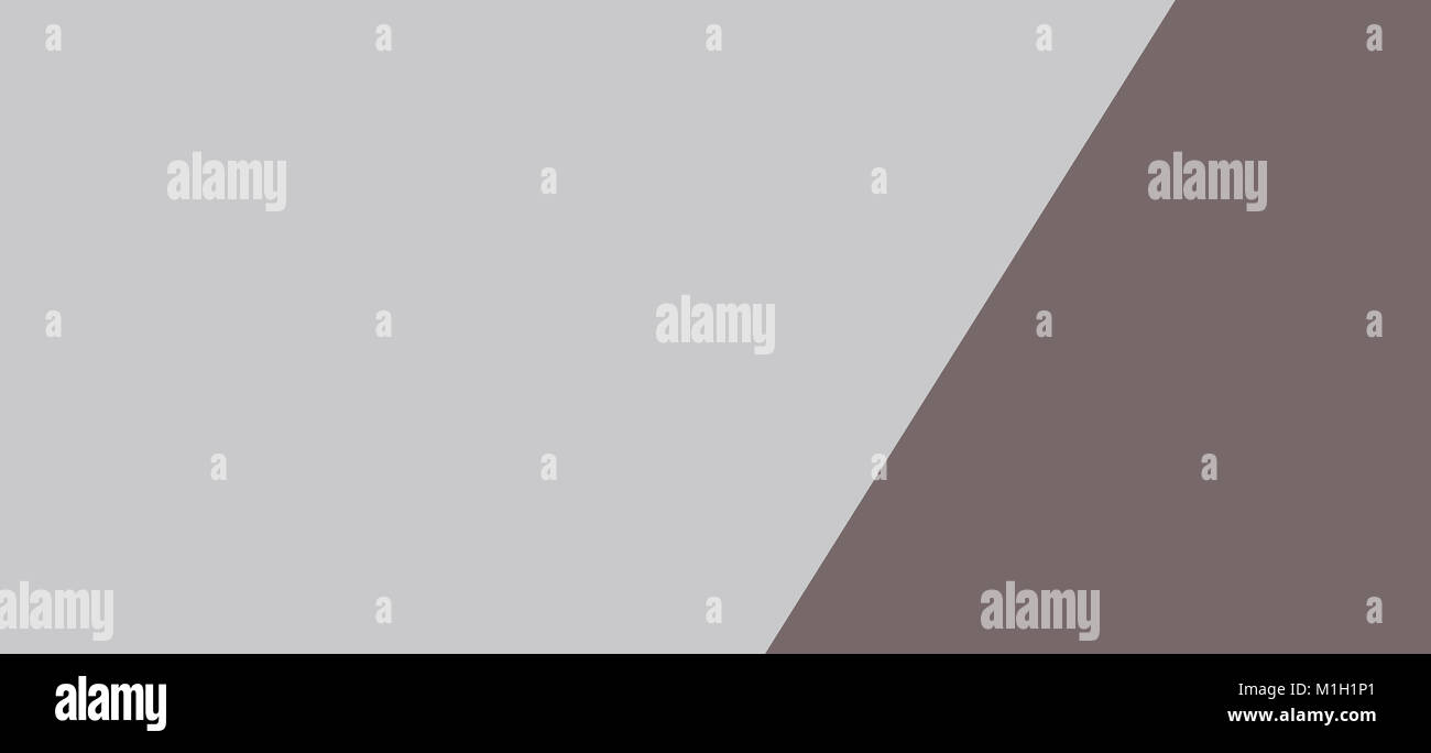 Two tone of grey paper banner background Stock Photo - Alamy