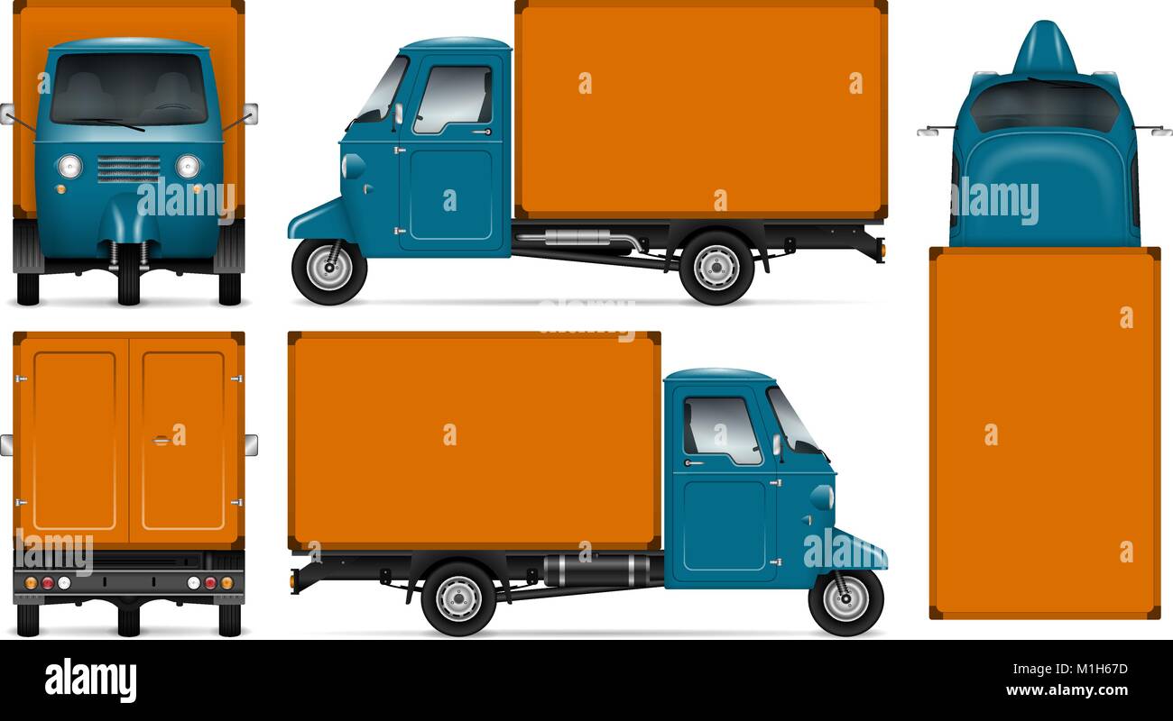 Three wheeler motorcycle Stock Vector Images - Alamy