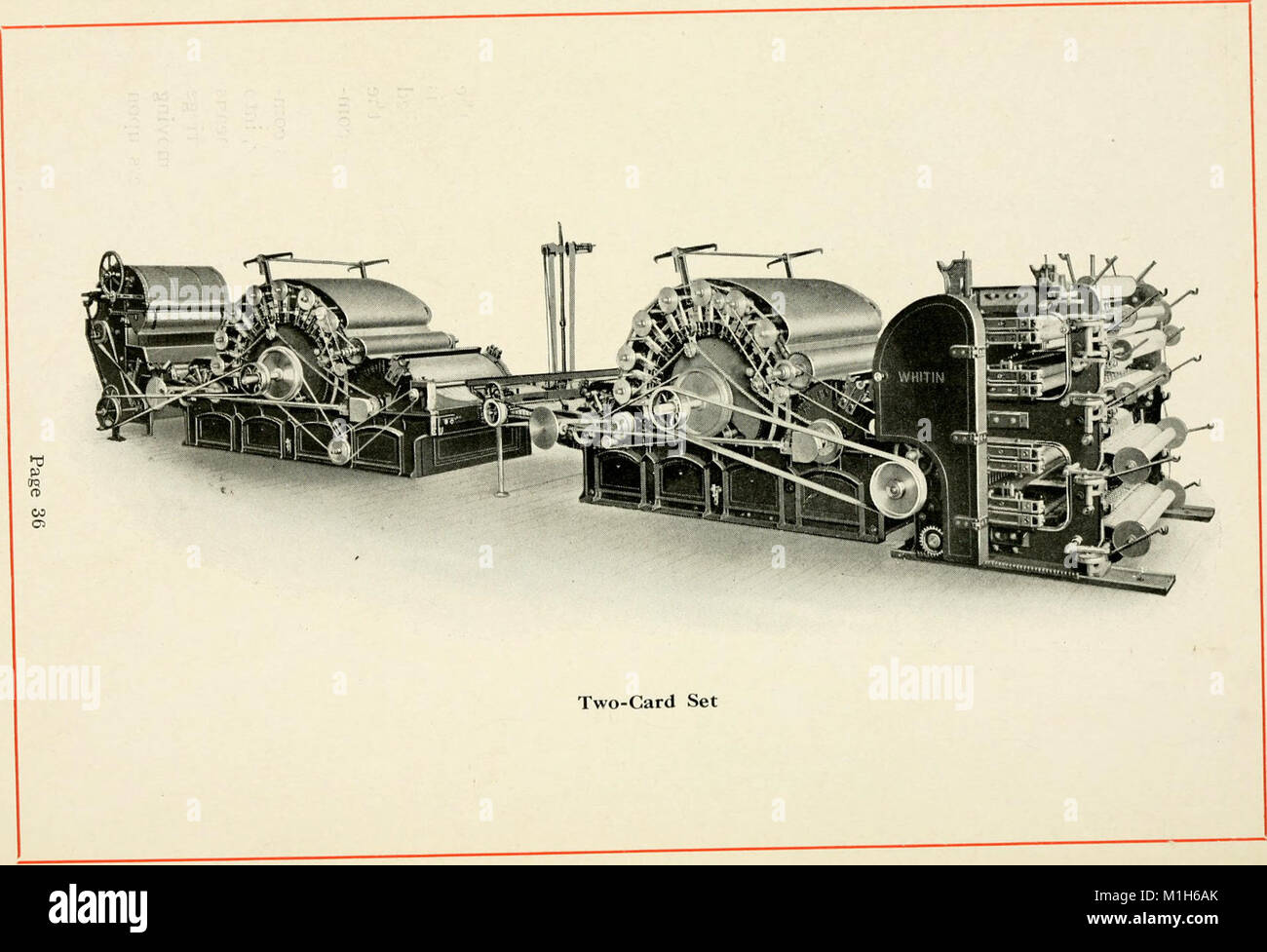 The 1919 illustrated and descriptive catalog for Whitin cotton waste ...