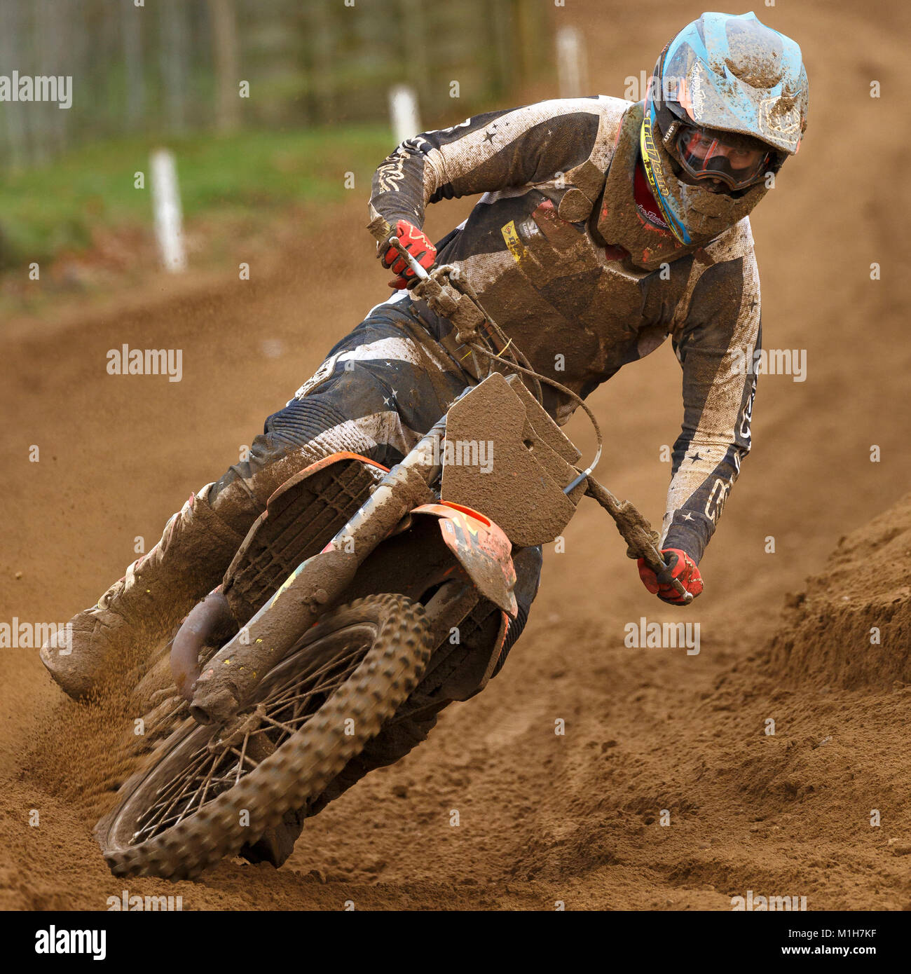 Ktm 450 solo motocross norfolk lyng hi-res stock photography and images ...