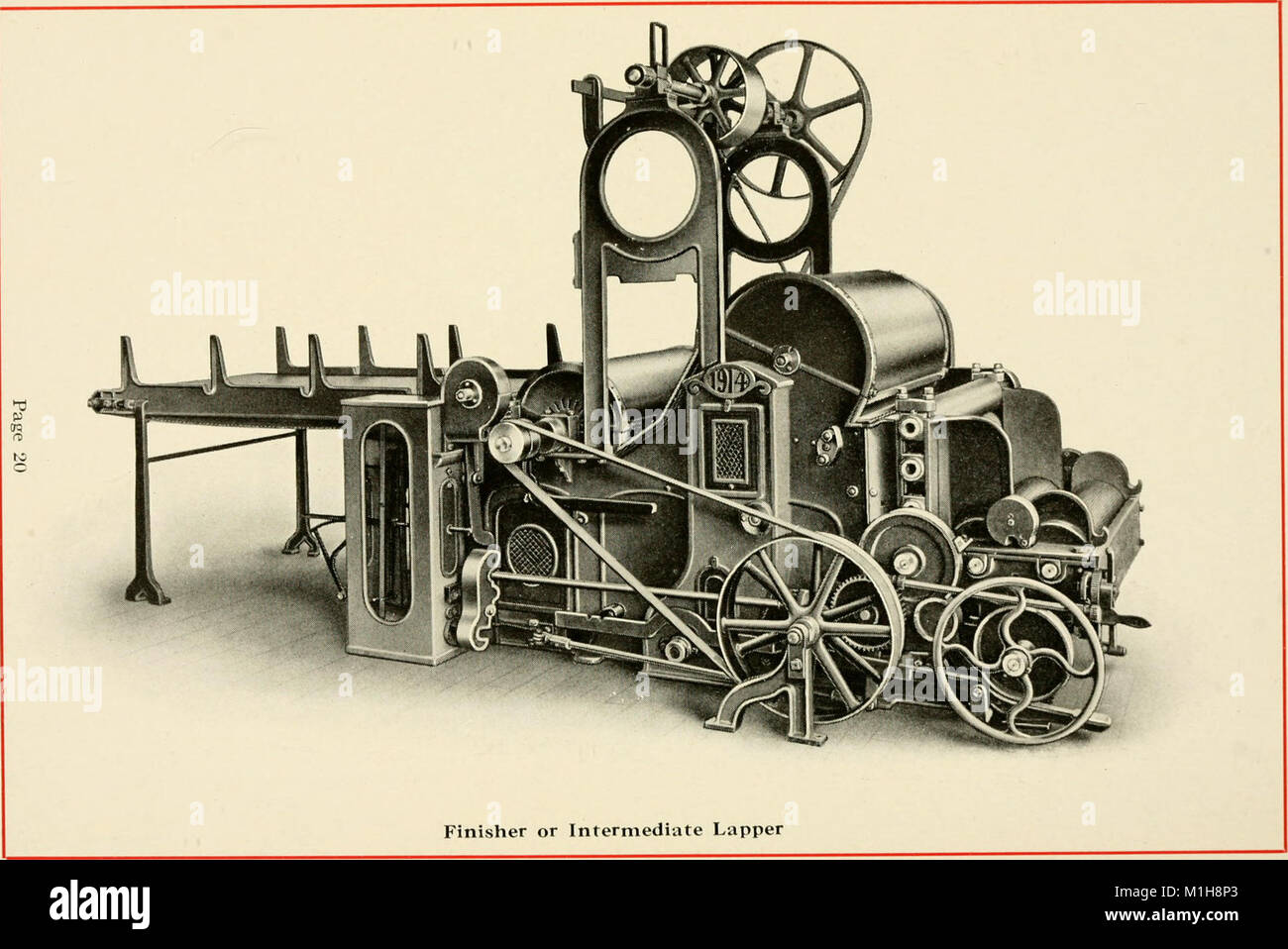 1914 illustrated and descriptive catalog of Whitin cotton waste ...