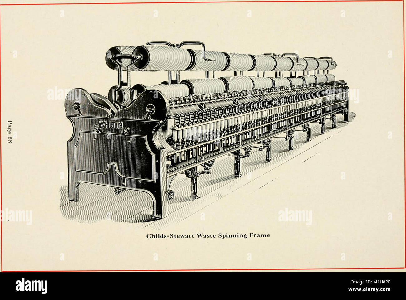 1914 illustrated and descriptive catalog of Whitin cotton waste ...