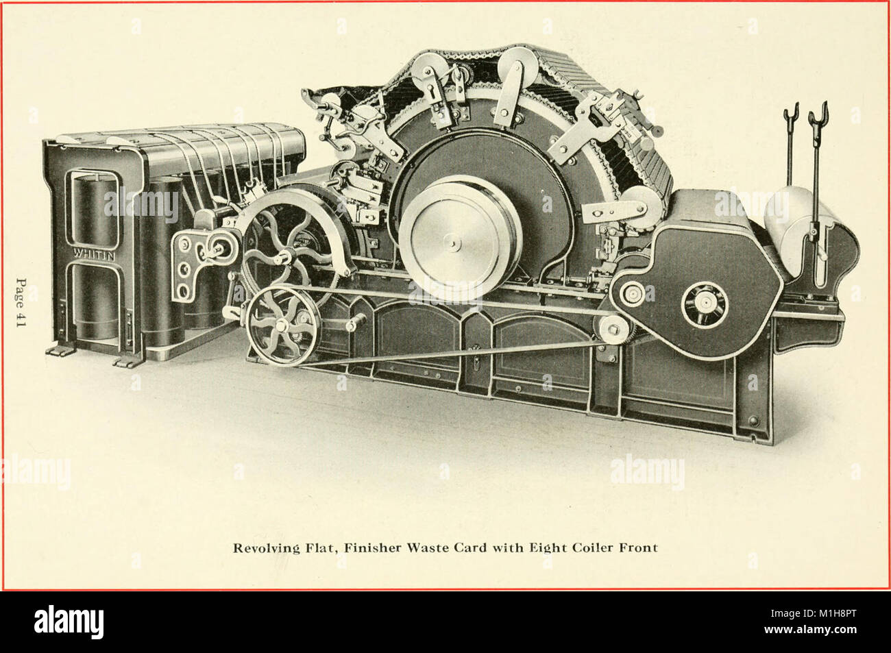 1914 illustrated and descriptive catalog of Whitin cotton waste ...