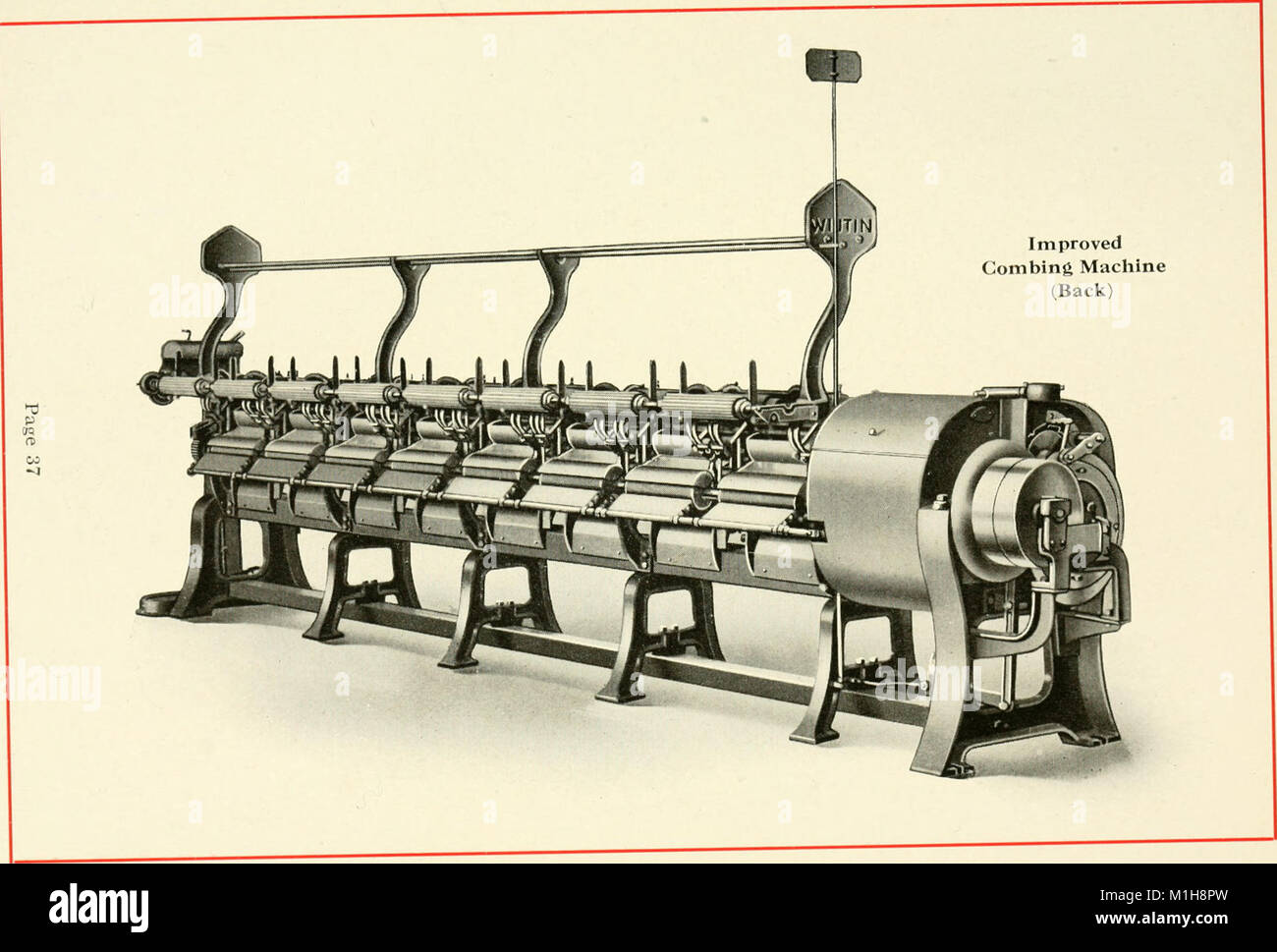 1914 illustrated and descriptive catalog of Whitin cotton waste ...