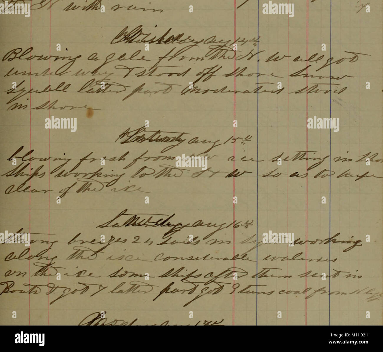 The logbook of the 'Young Phoenix' (1885) details a whaling voyage from ...