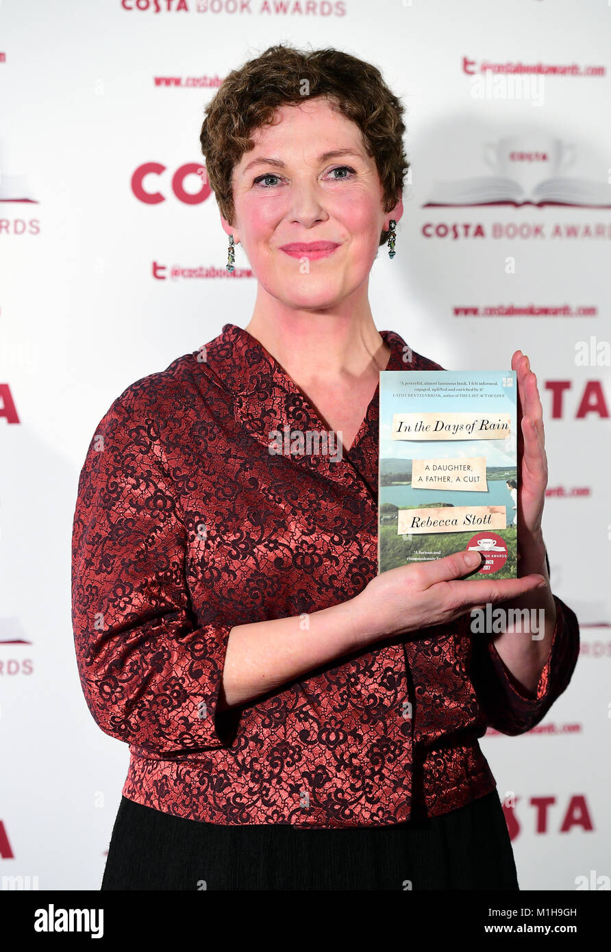 Rebecca Stott attending the Costa Book of The Year Awards 2017 ...