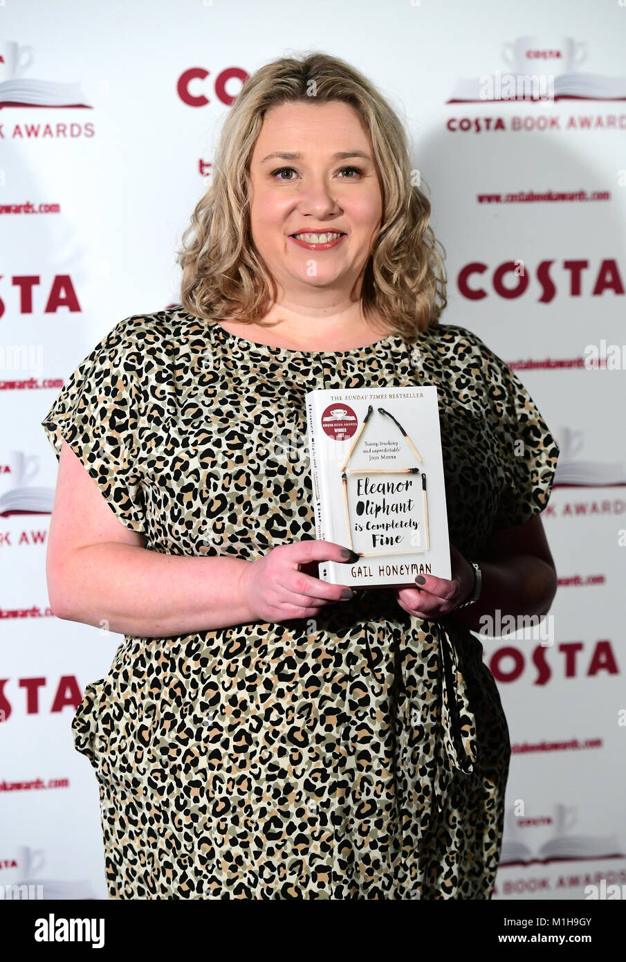 Gail Honeyman attending the Costa Book of The Year Awards 2017 ...