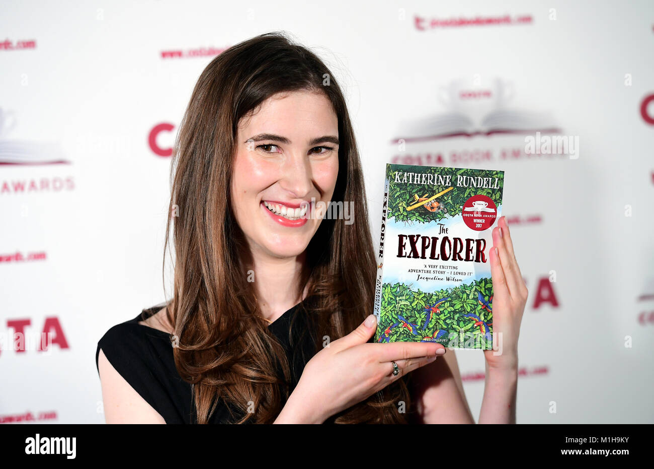 Katherine Rundell attending the Costa Book of The Year Awards 2017 ...