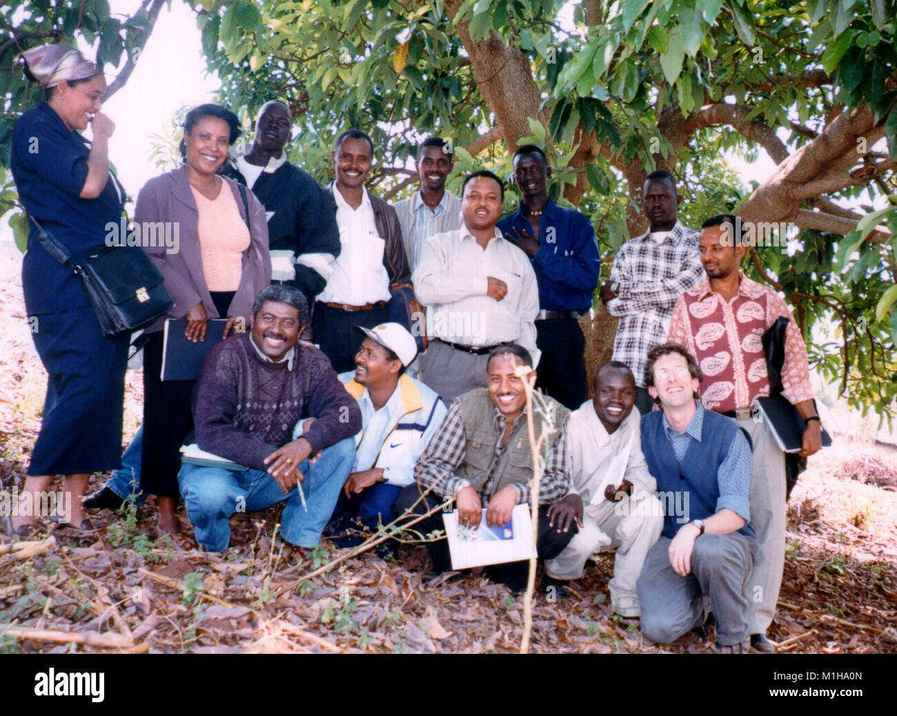 A group photo of Dr. Robert Newman, EIS Officer from CDC, with local ...