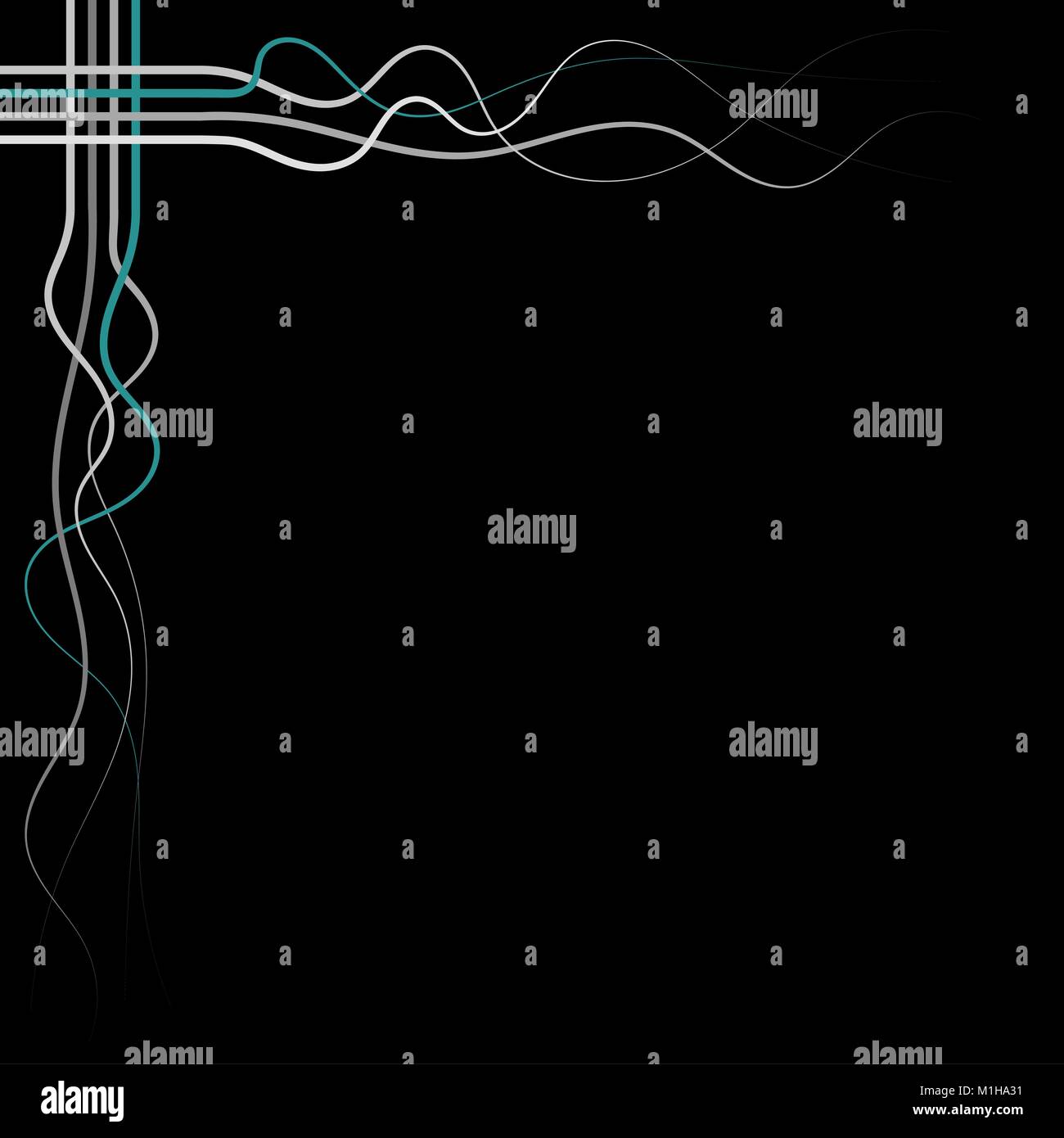 Four line pattern at the left and upper side Stock Vector Image & Art ...