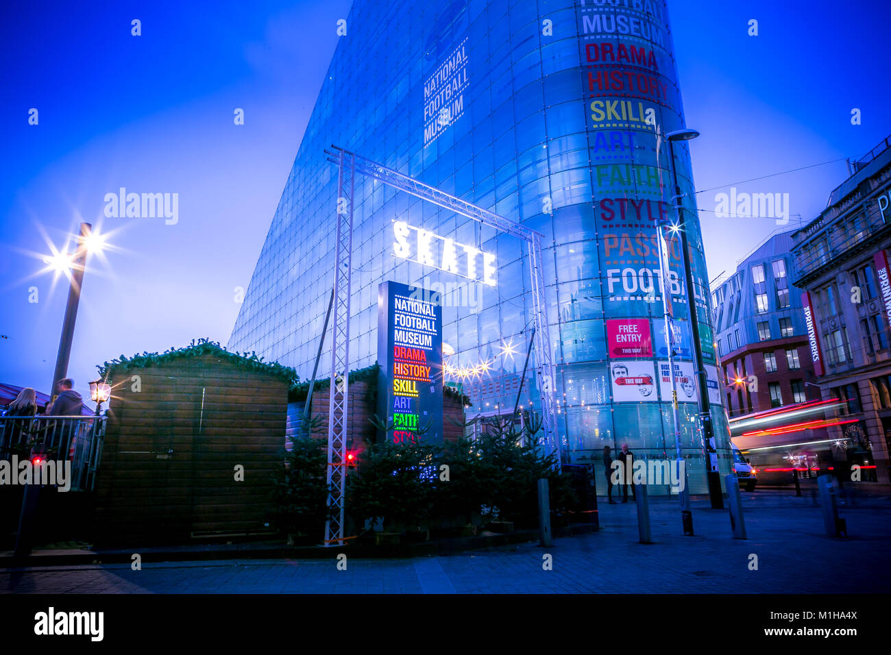 12th November 2017, Ice Skating Rink outside National Football Museum ...