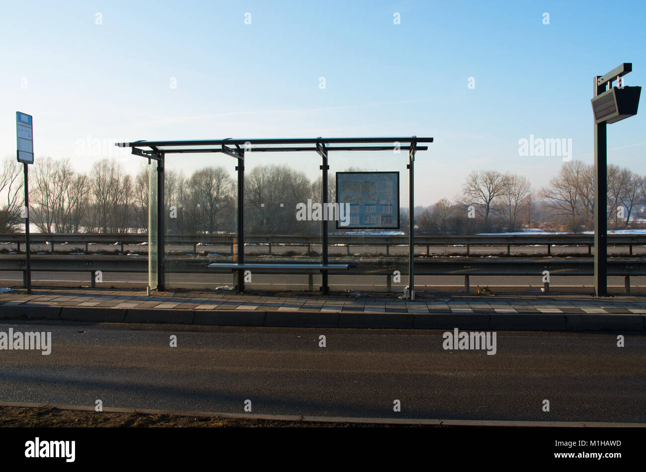 Bus stop time table hi-res stock photography and images - Alamy