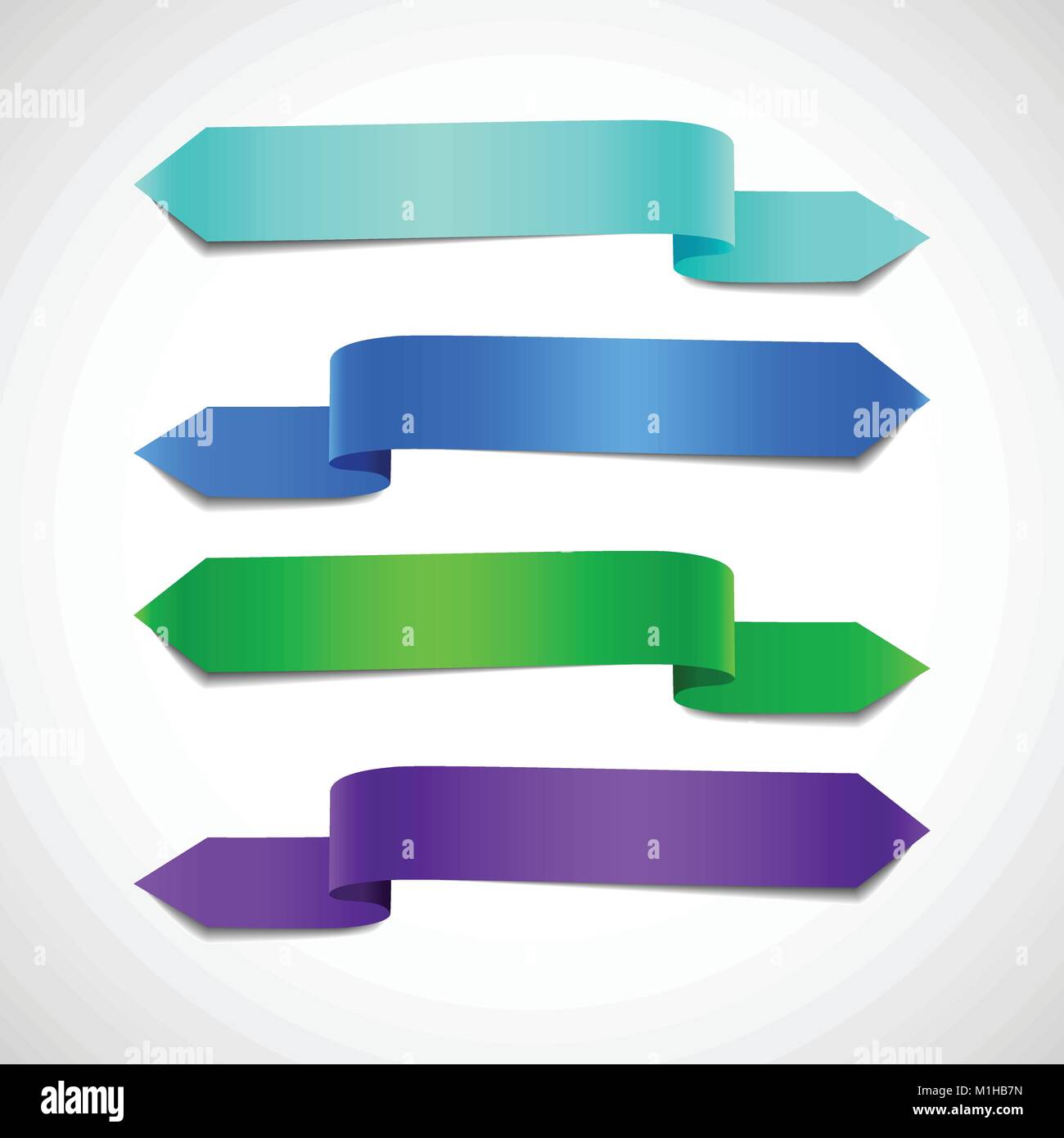 Azure, green and purple decorative banners Stock Vector Image & Art - Alamy