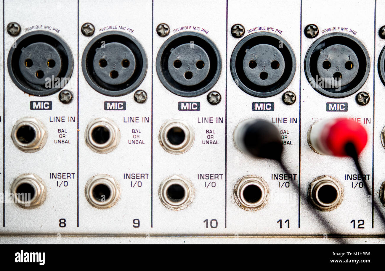 Mixer input mixer hi-res stock photography and images - Alamy