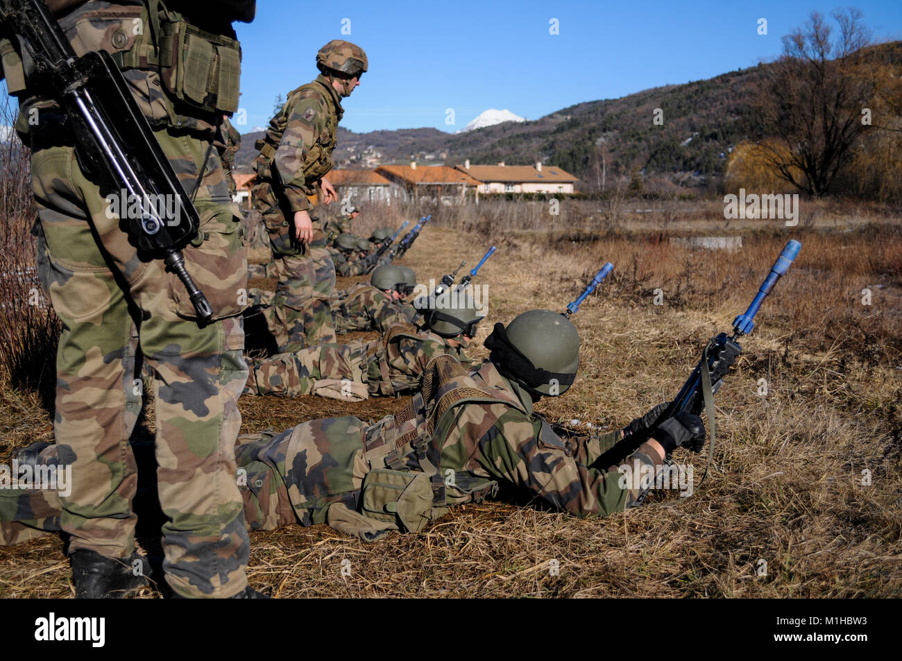 Young French Volunteers at CFIM (Iniatial Military Training Center) in ...