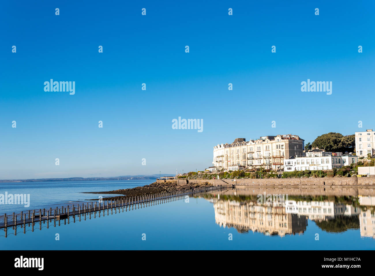 Marine Lake, Weston Super mare in Somerset, England UK Stock Photo - Alamy