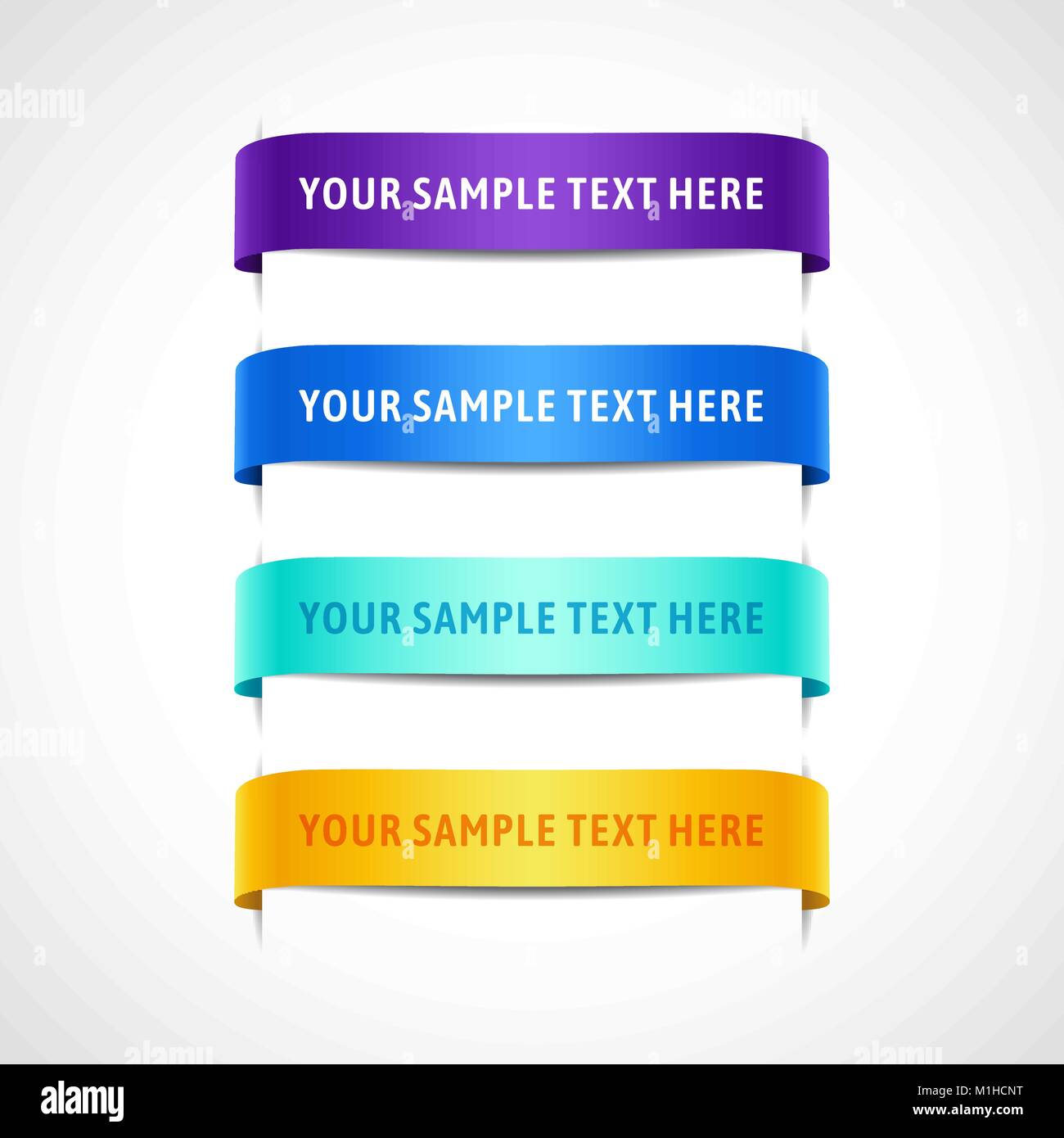 Set of colored banners with text Stock Vector Image & Art - Alamy