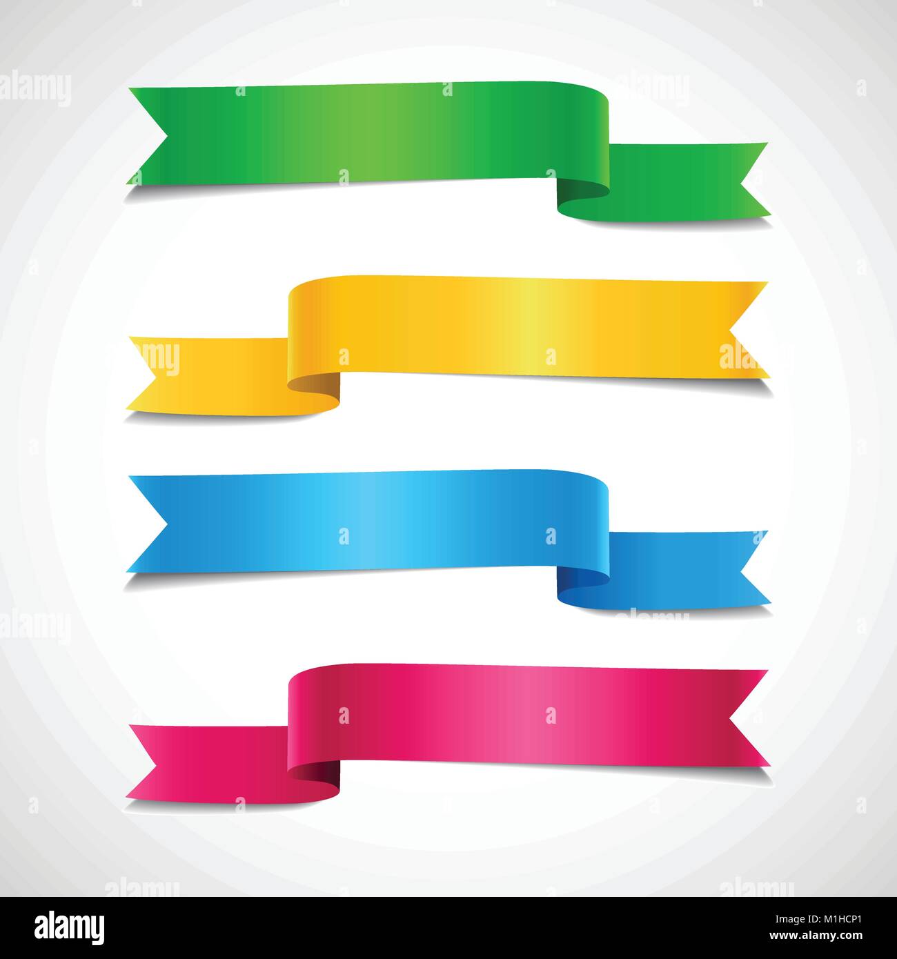 Set of colored decorative arrow ribbons Stock Vector Image & Art - Alamy