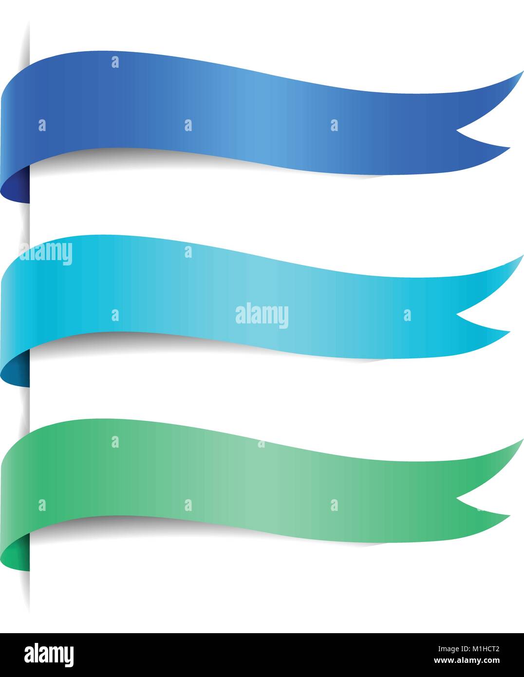 Set of colored decorative wave banners Stock Vector Image & Art - Alamy