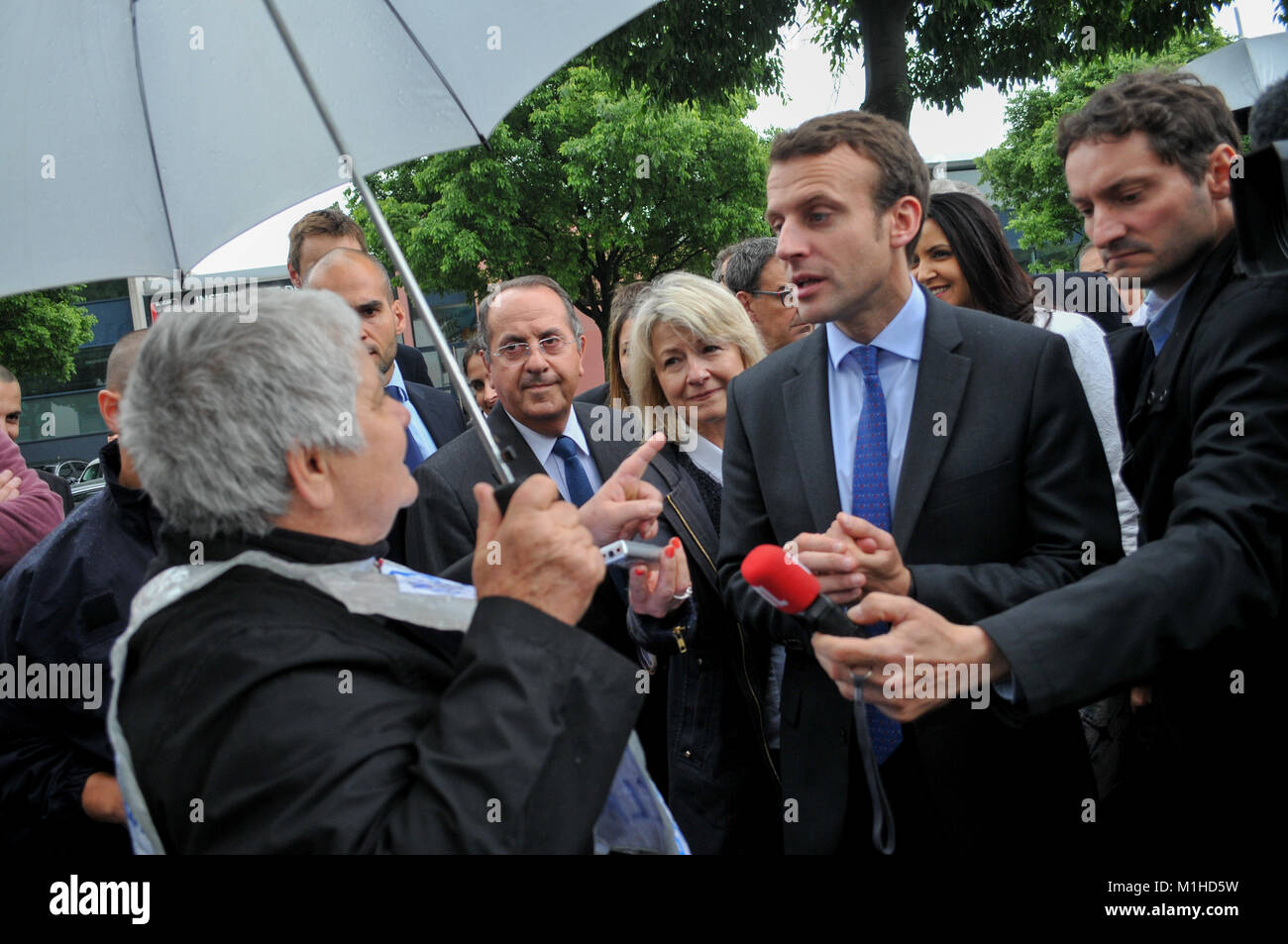 Visit emmanuel macron hi-res stock photography and images - Alamy