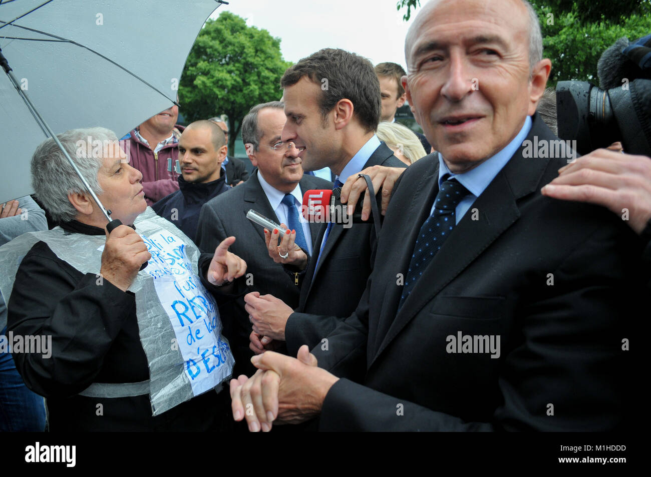 Visit emmanuel macron hi-res stock photography and images - Alamy