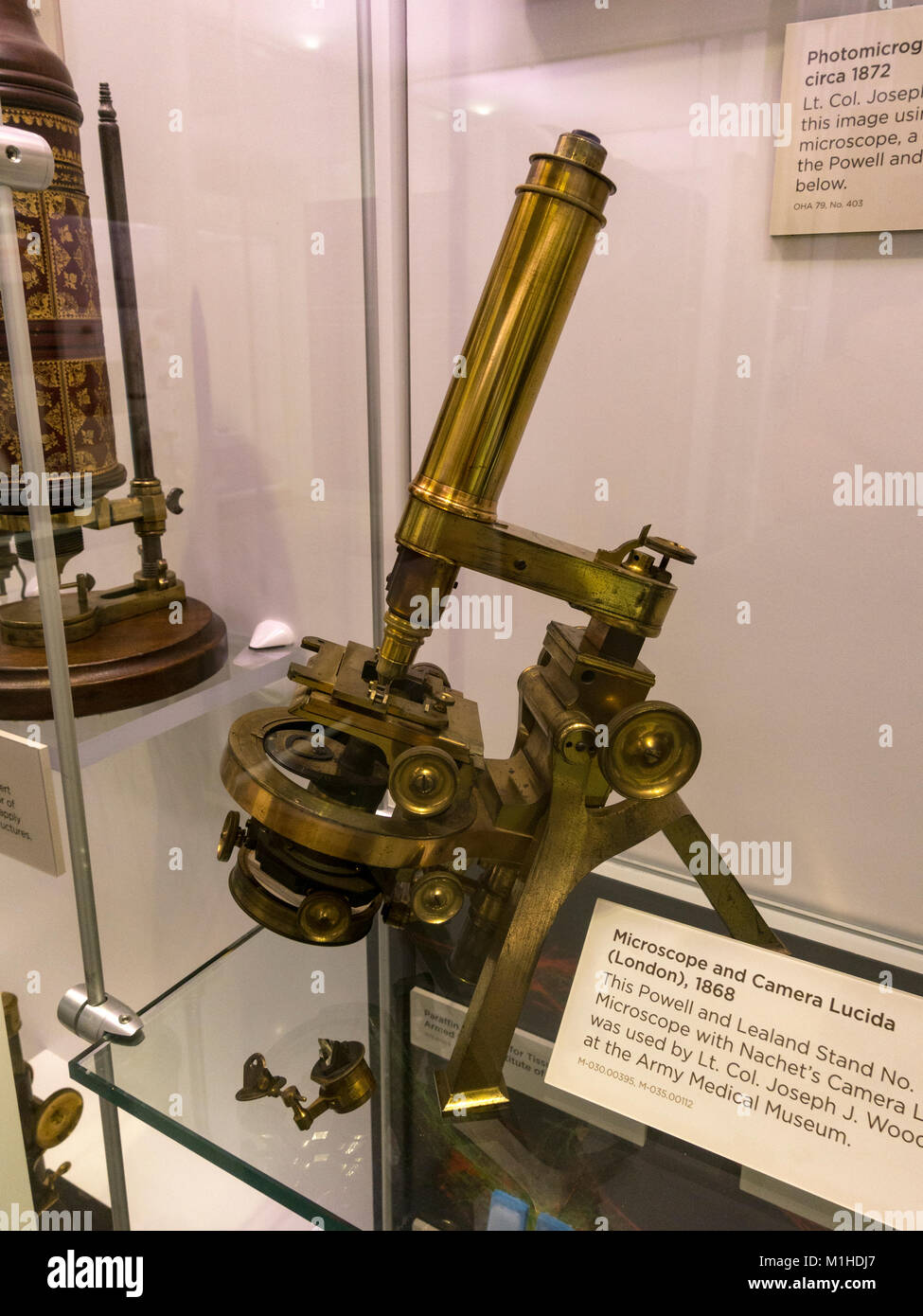 Powell and lealand microscope hi-res stock photography and images - Alamy