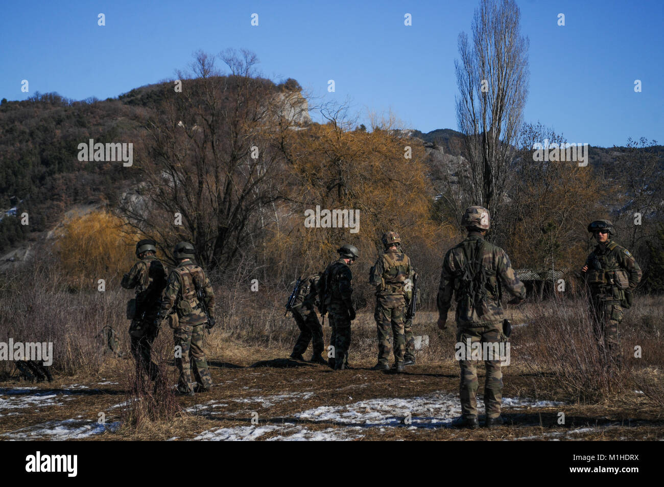 Young French Volunteers at CFIM (Iniatial Military Training Center) in ...
