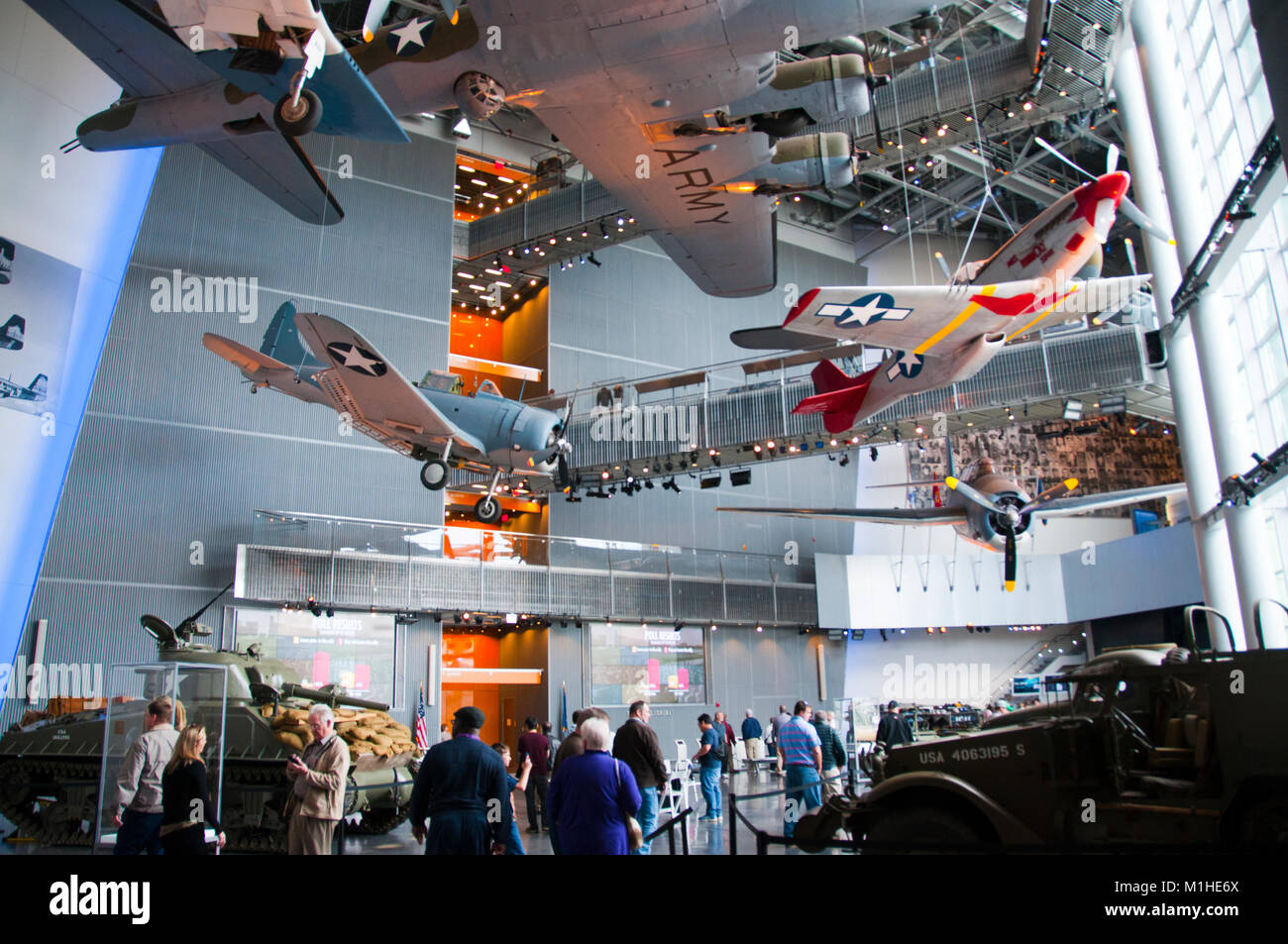 Airplanes World War II museum Stock Photo - Alamy