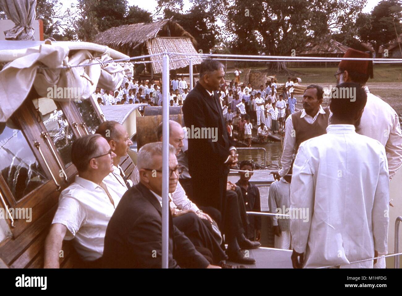 Photograph of EIS (Epidemic Intelligence Service) officers on board the ...