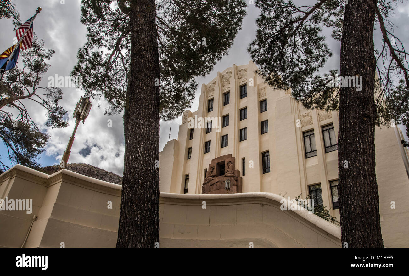 Cochise County courthouse in Bisbee Arizona Stock Photo - Alamy