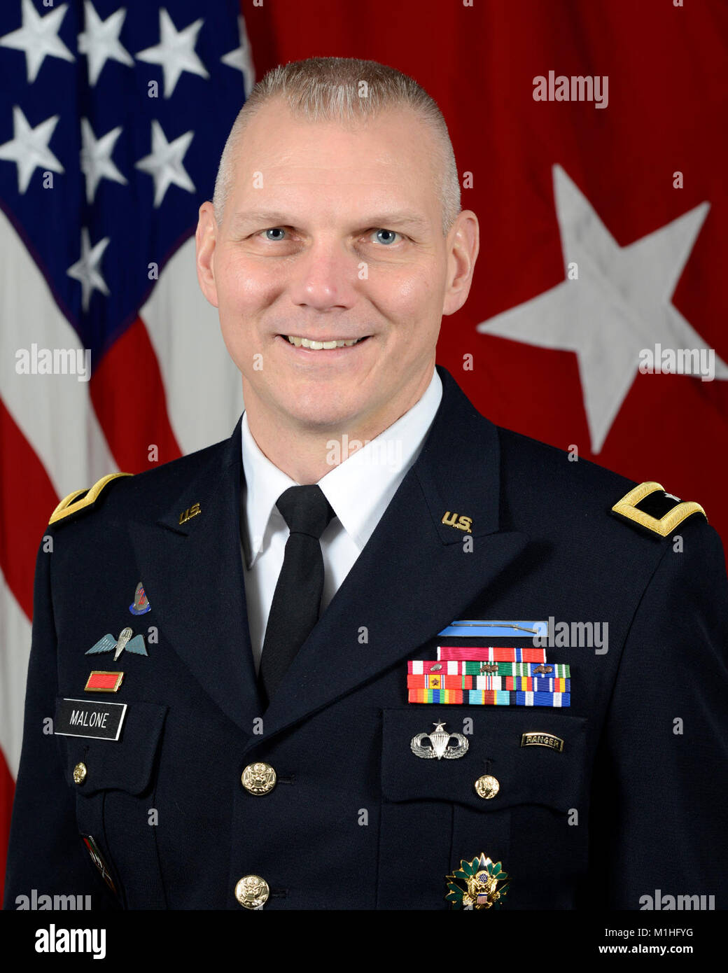 Brig. Gen Vincent F. Malone, poses for his official portrait in the ...
