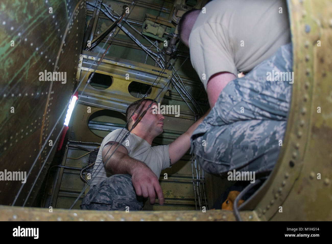 Tech Sgt. Trevor Gray, 434th Maintenance Group repair and reclamation ...