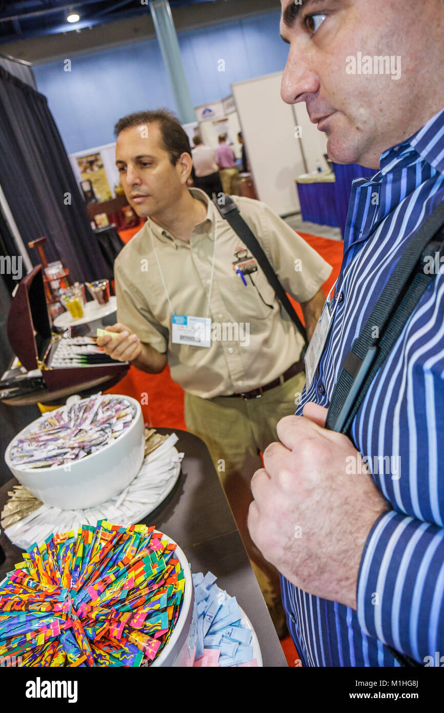 Miami Beach Florida,Convention Center,centre,Tea and Coffee exhibit ...