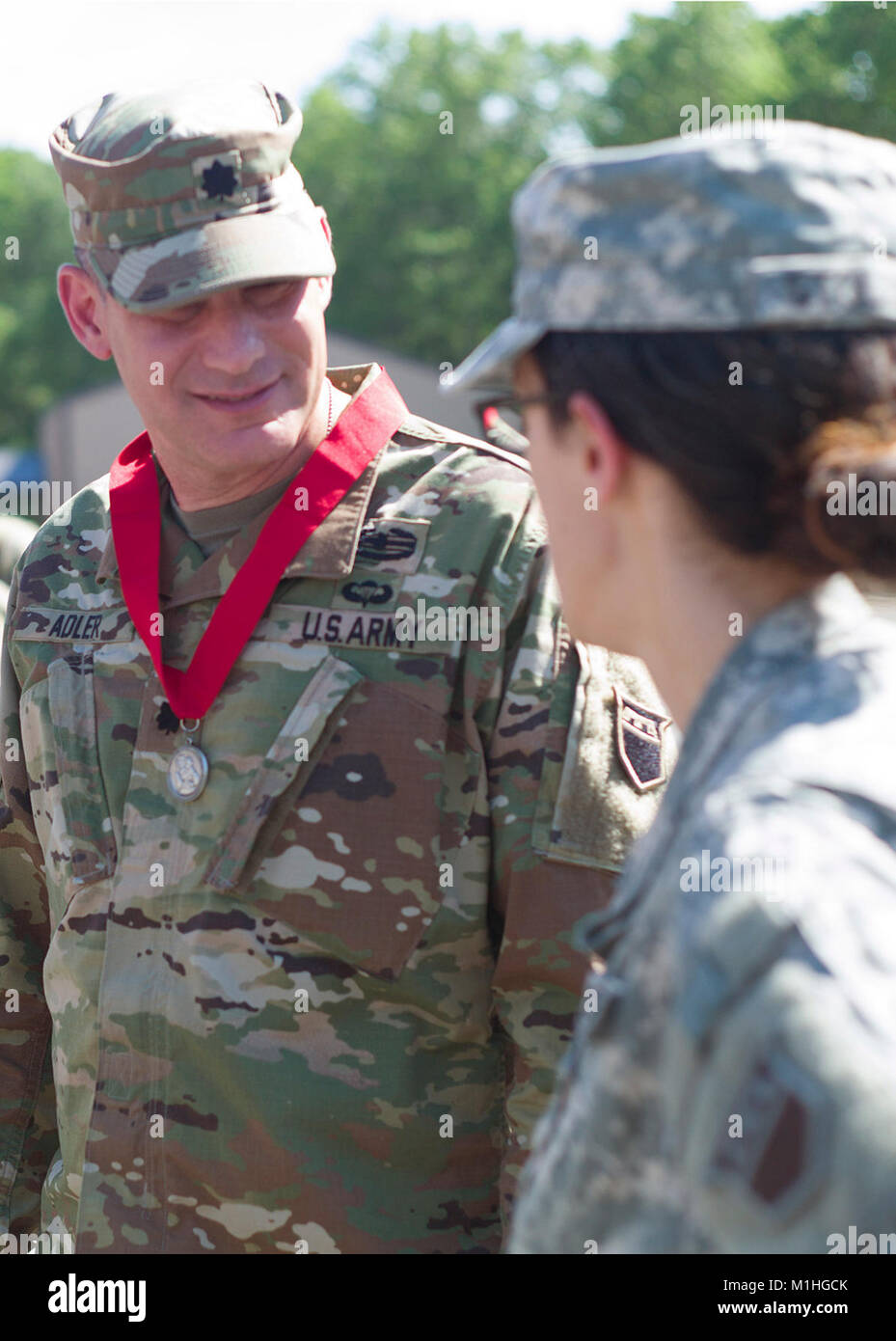 Army Lt. Col Nicholas S. Adler here at U.S. Army Reserve Element of ...