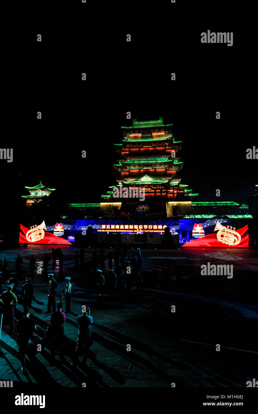 The U.S. Marine Corps Forces, Pacific (MARFORPAC) Band rehearses at the ...