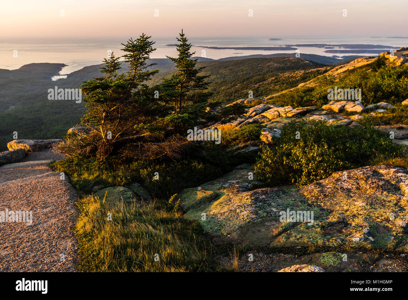 Cadillac Mountain Acadia National Park, Mount Desert Island, Maine, USA ...
