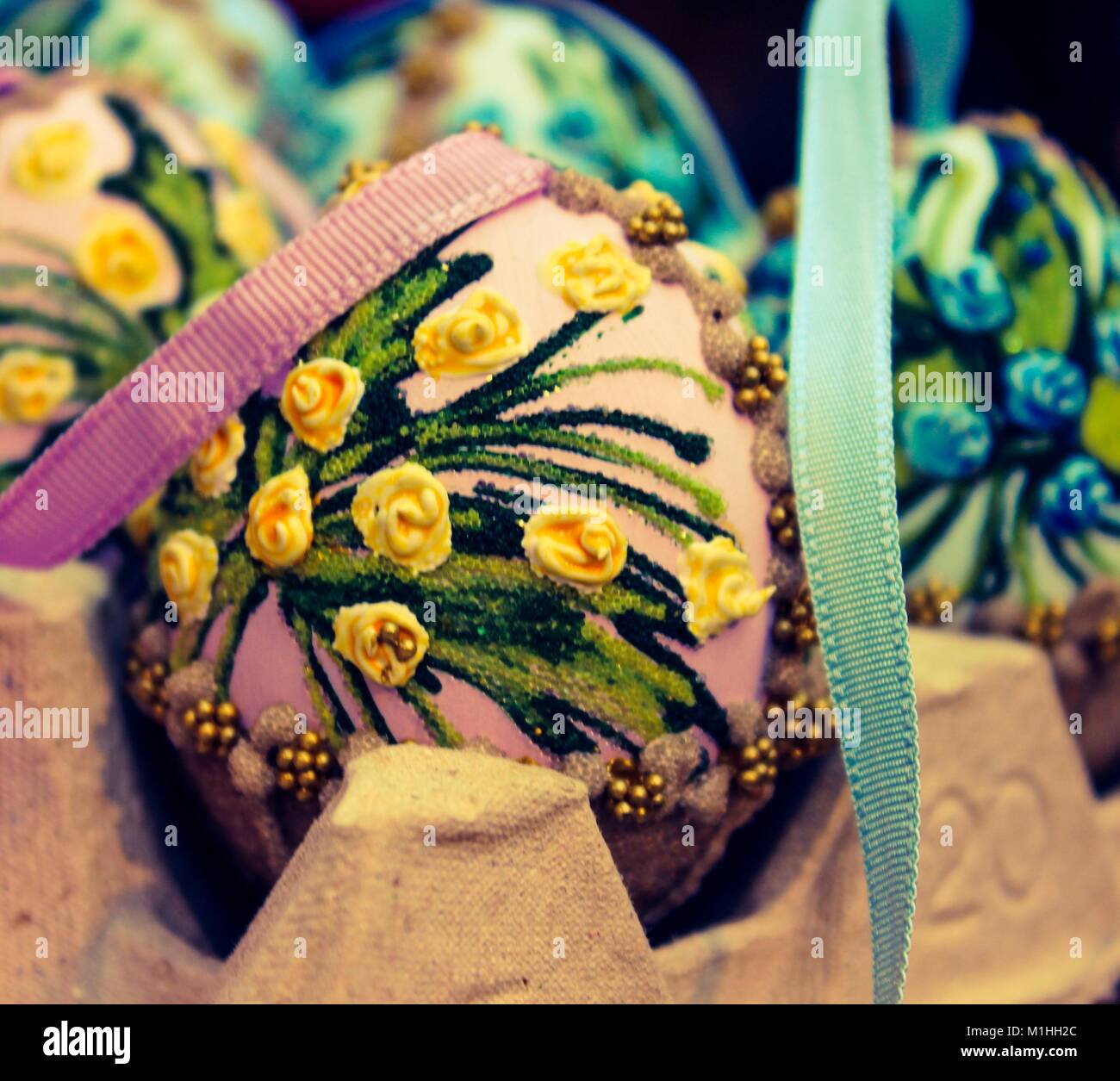 exceptional unusual easter eggs art decoration spring celebration hand ...