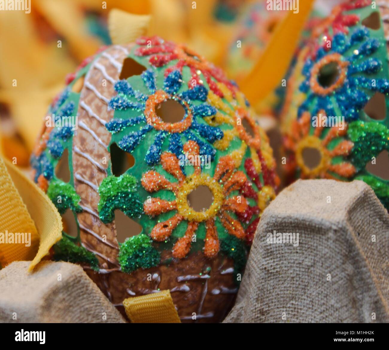 exceptional unusual easter eggs art decoration spring celebration hand ...